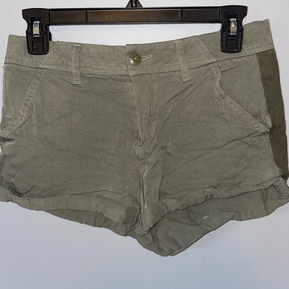 Francesca's Collections | Shorts | Two Tone Green Shorts | Poshmark